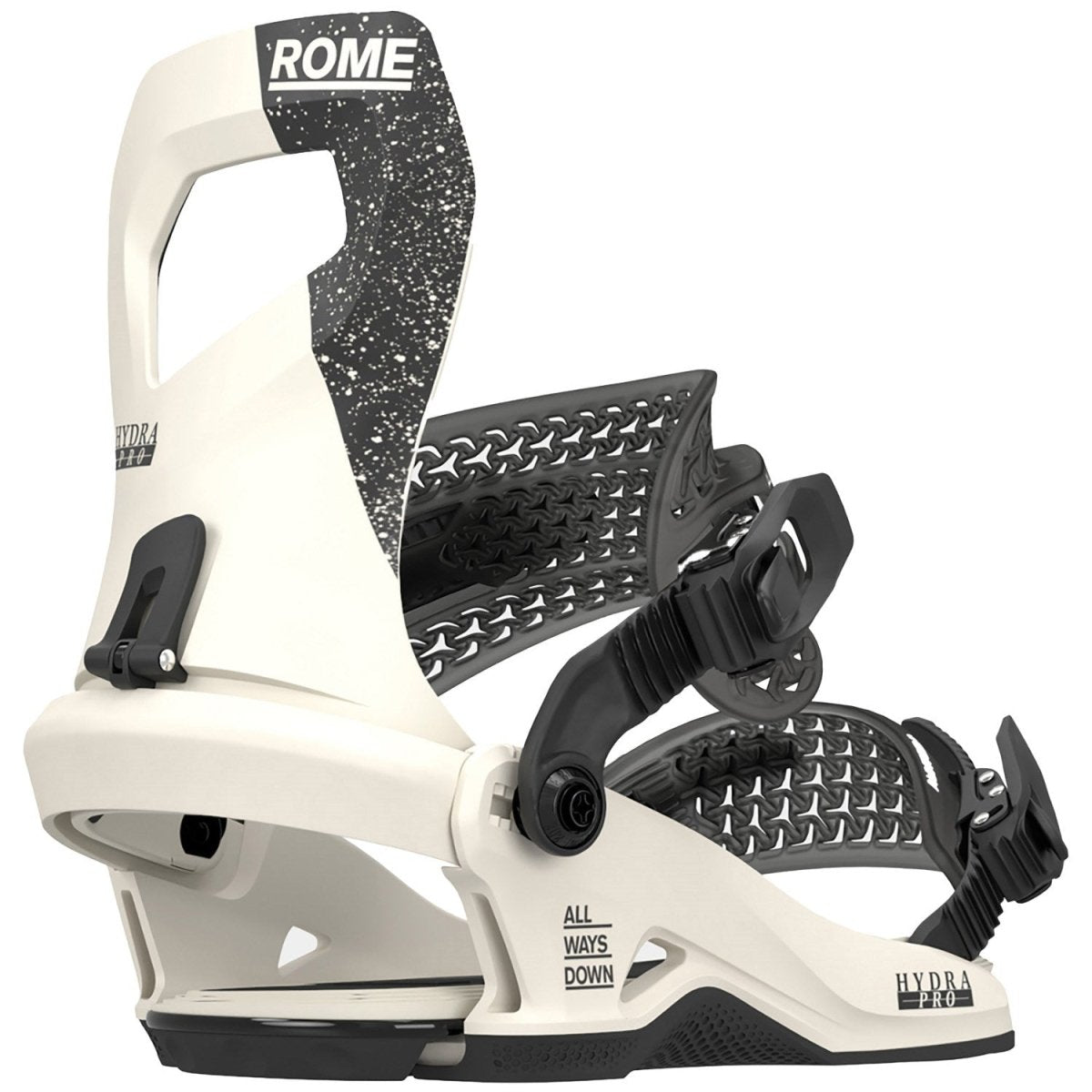 Rome Hydra Pro Snowboard Bindings Womens 2025 Bone White – Elevation107