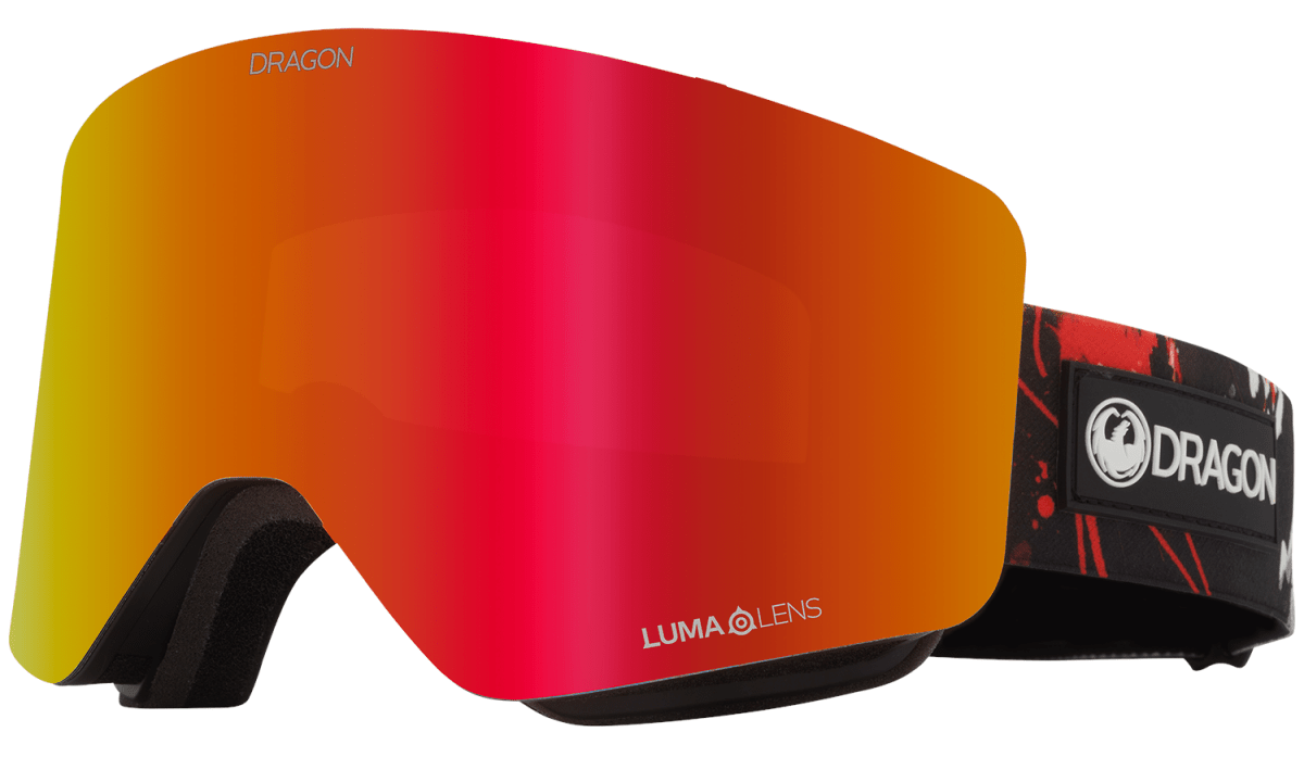 Dragon R1 OTG Snow Goggles Koi / Lumalens Red Ion + Lumalens Light Rose – Elevation107