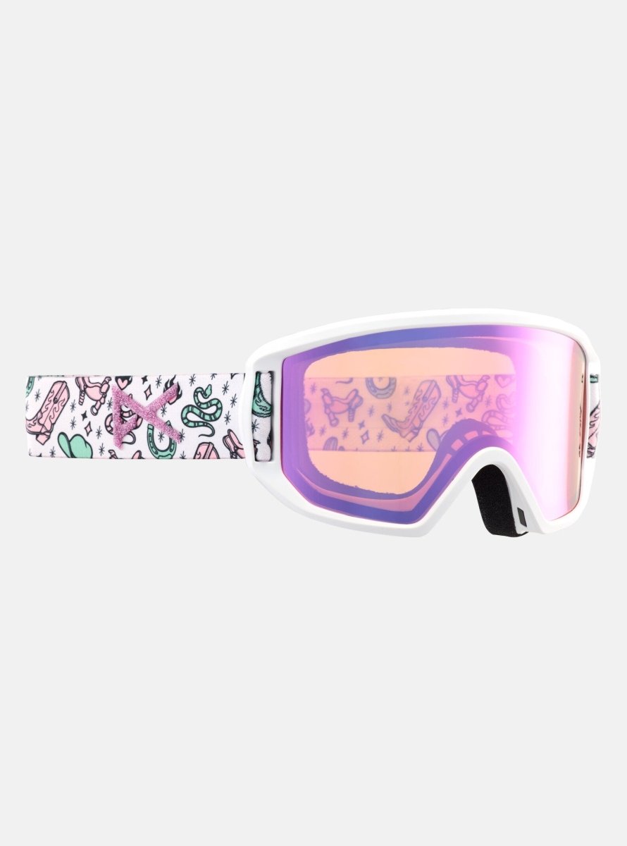 Anon Relapse Junior Goggles & MFI Face Mask Western / Pink Amber ...