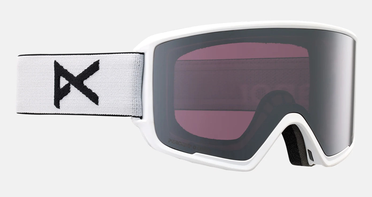 Anon M3 Goggles & MFI Face Mask & Spare Lens Low Bridge Fit White ...