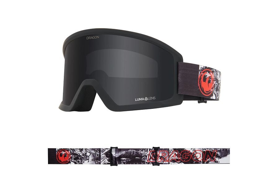 Dragon DX3 L OTG Snow Goggles Manga / Lumalens Dark Smoke – Elevation107