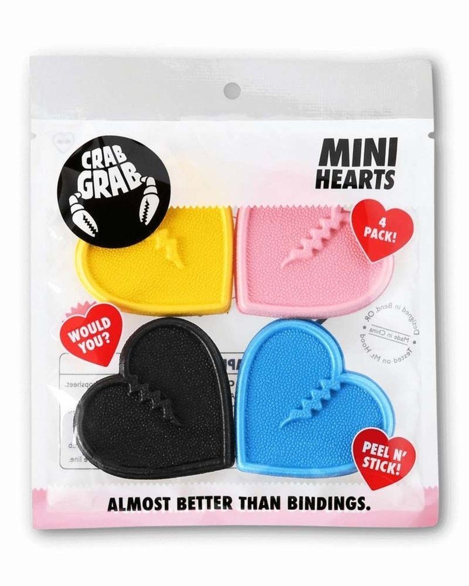 Crab Grab Mini Hearts Stomp Pads 4 Pack Emoji – Elevation107